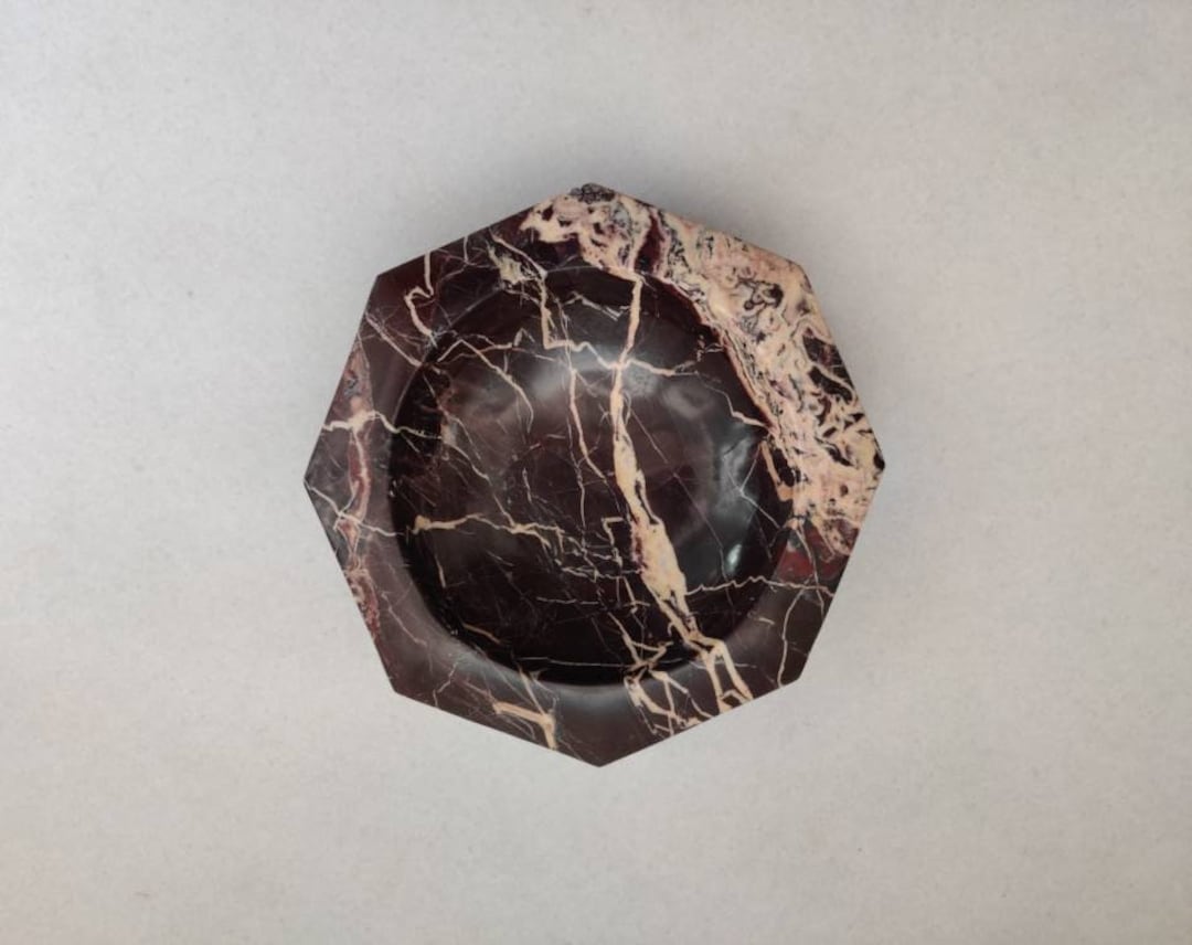 Decorative Marble Catch Hall Bowl | Natural Veined Marble Bowl | Fruit ...