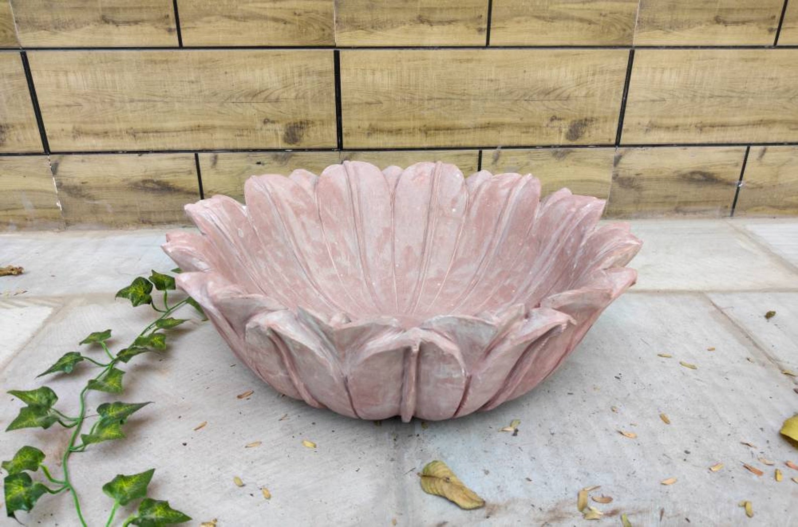 Jumbo Size Patina Marble Flower Bowl , Antique Marble Bowl , Vintage ...