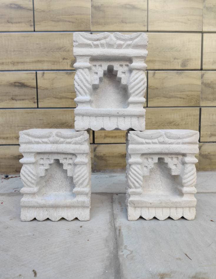Vintage Stone Shrine Niche , Stone Shrine , Antique Stone Shrine ...