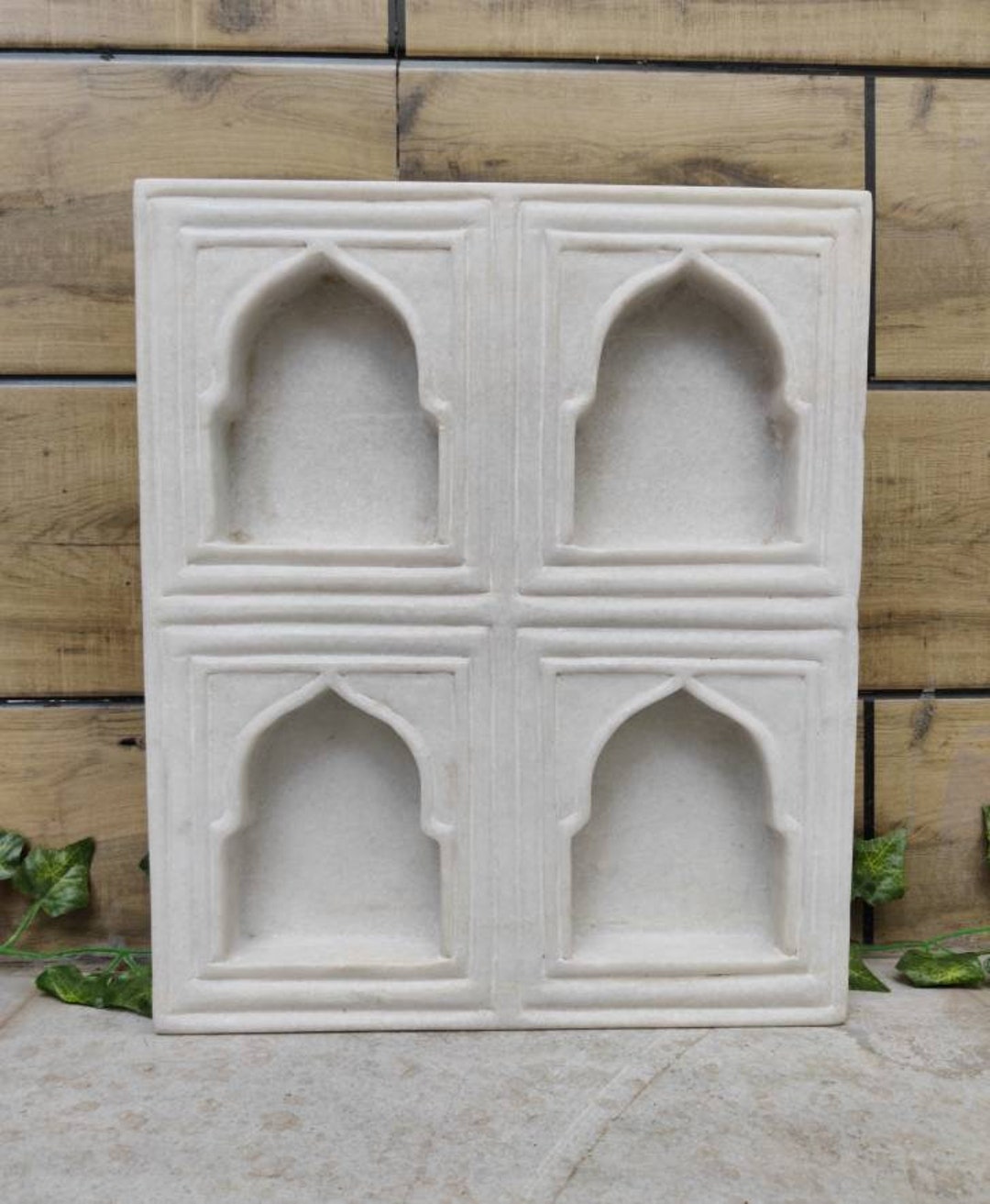Vintage Marble Shrine Niche | Stone Shrine | Antique Marble Shrine ...