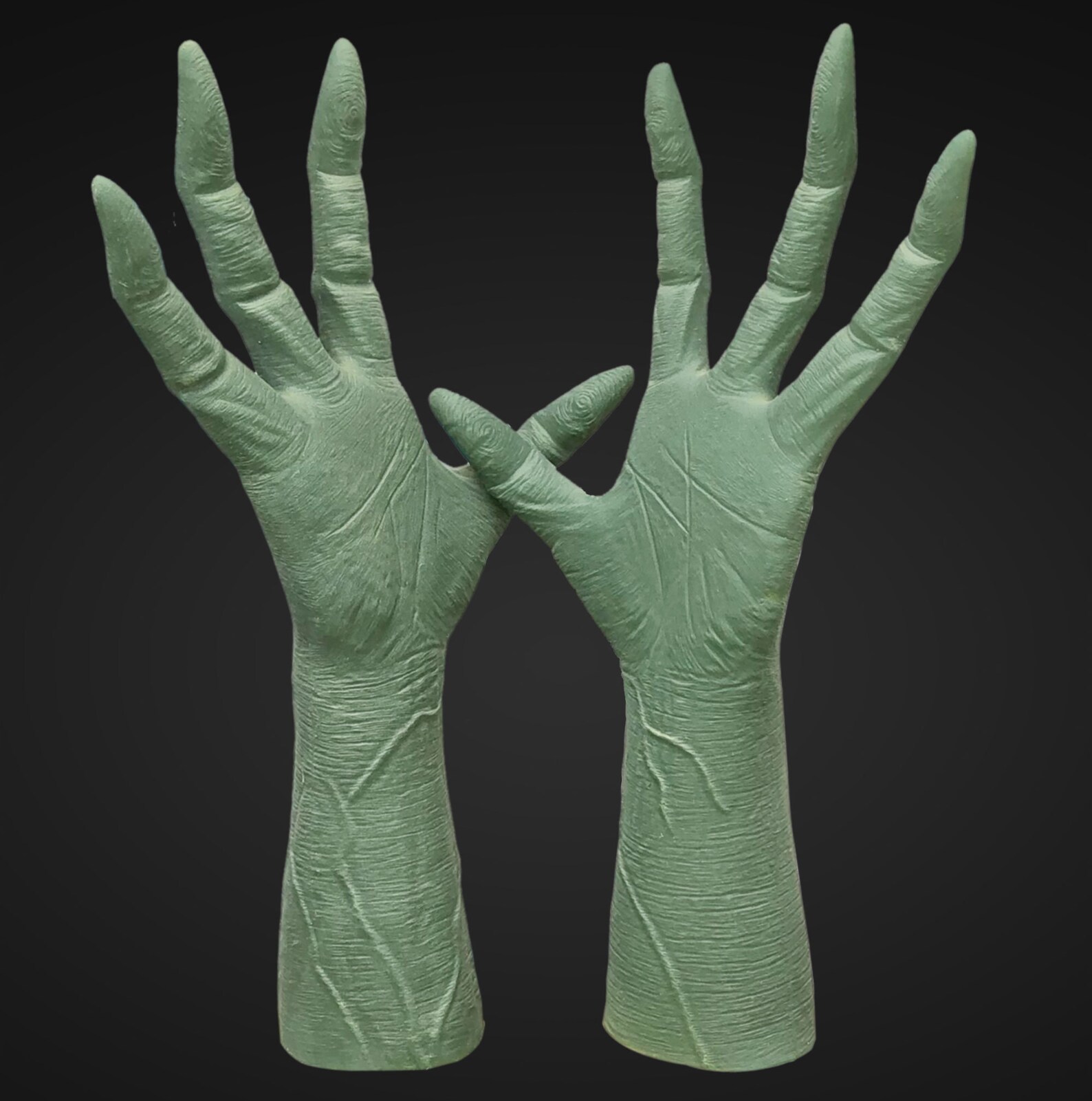 ALIEN HANDS Latex Gloves little Green Man WEARABLE - Etsy