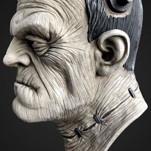 Frankenstein Deluxe Latex Mask WEARABLE Handmade Signed Numbered - Etsy