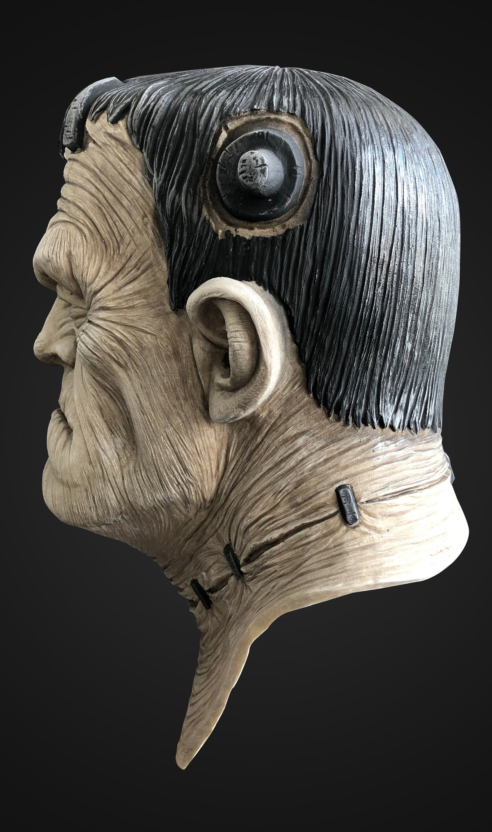 Frankenstein Deluxe Latex Mask WEARABLE Handmade Signed Numbered - Etsy