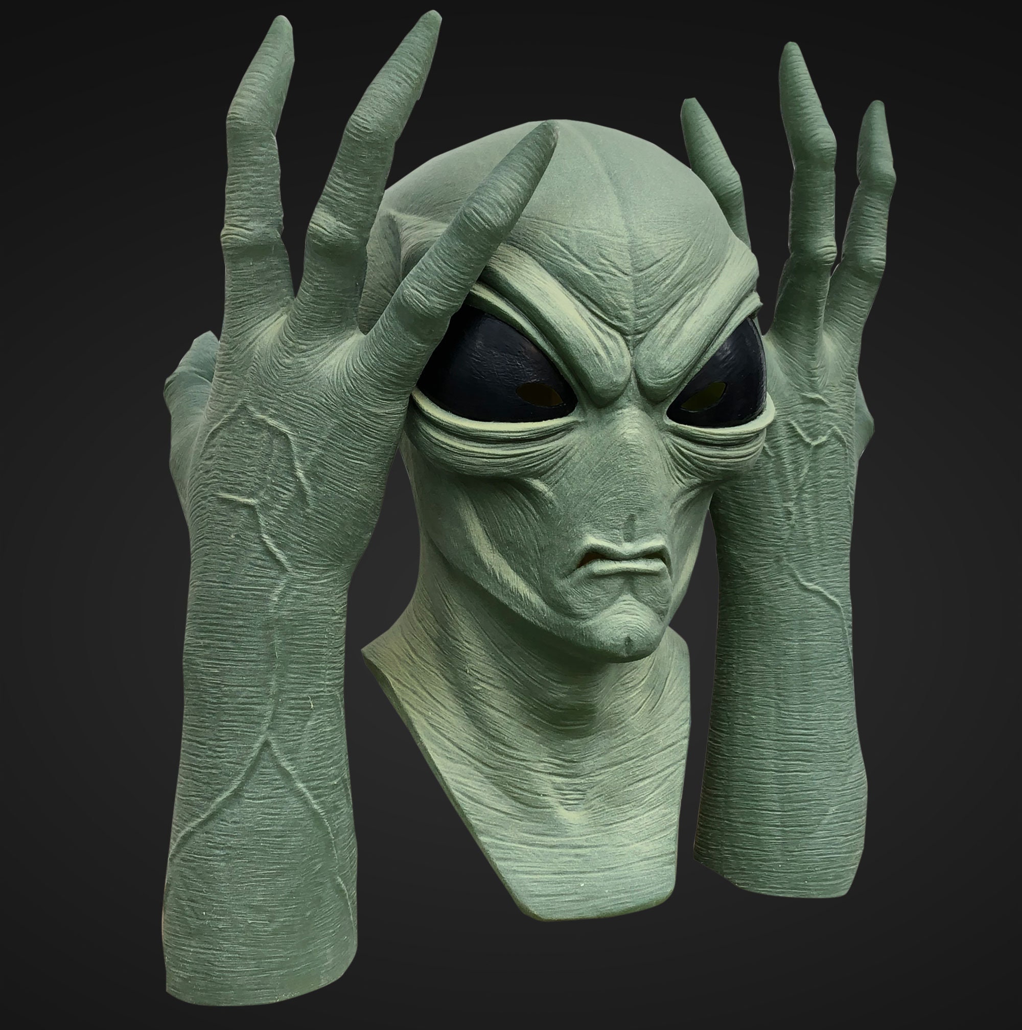 ALIEN HANDS Latex Gloves little Green Man WEARABLE - Etsy