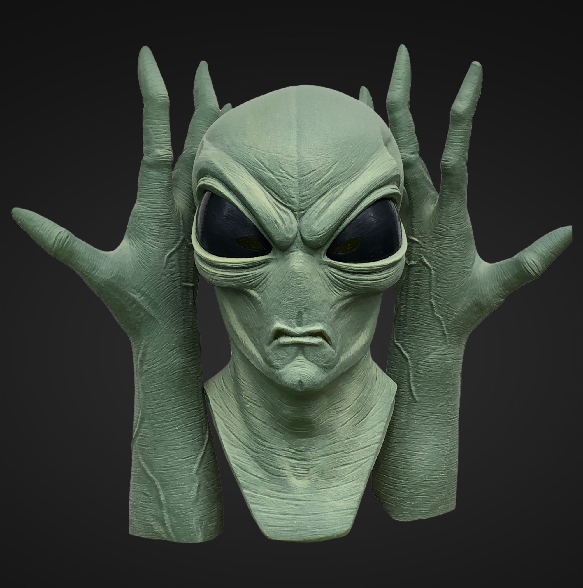 ALIEN HANDS Latex Gloves little Green Man WEARABLE - Etsy