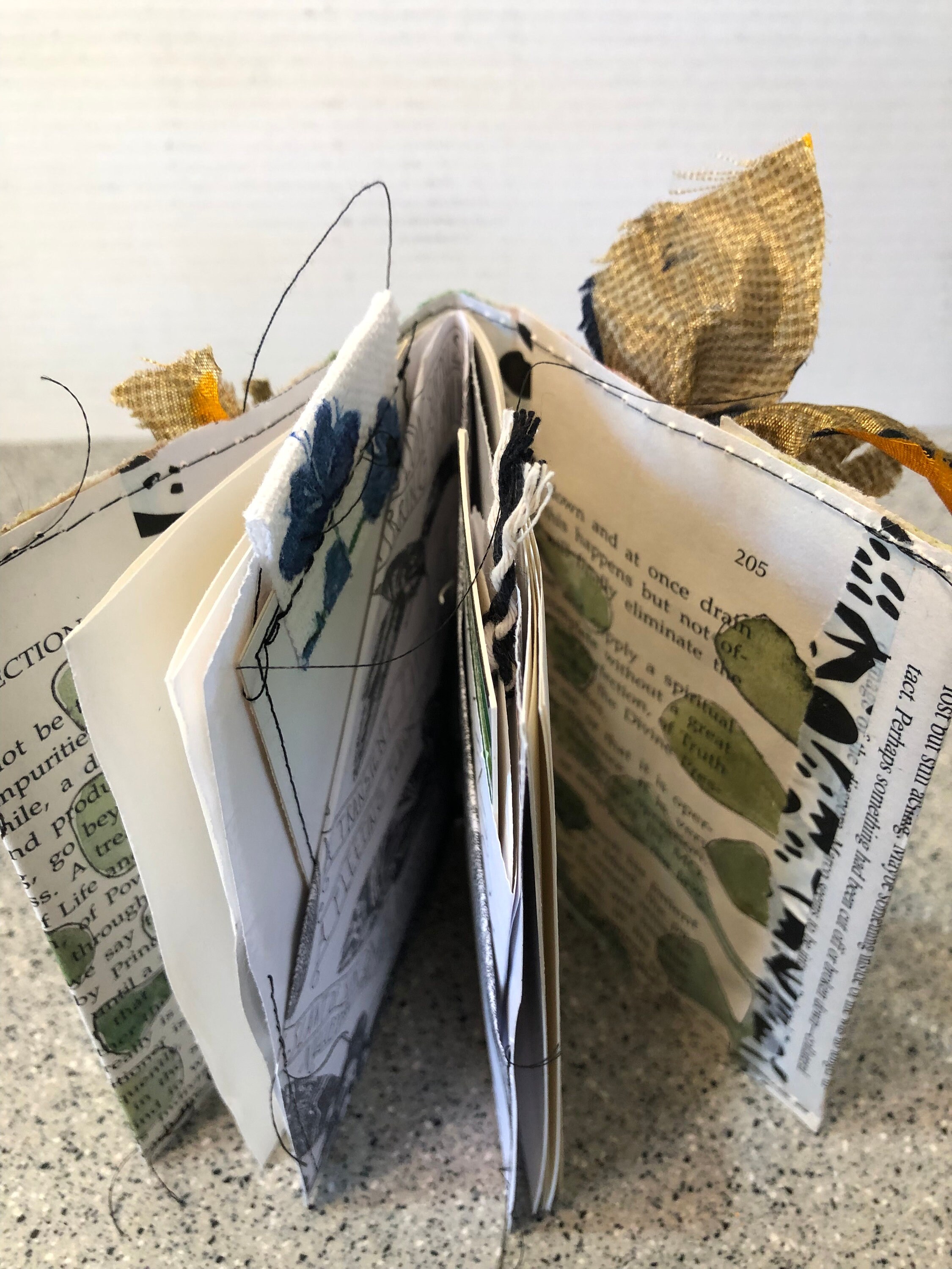 Fabric Pamphlet Journal - Etsy