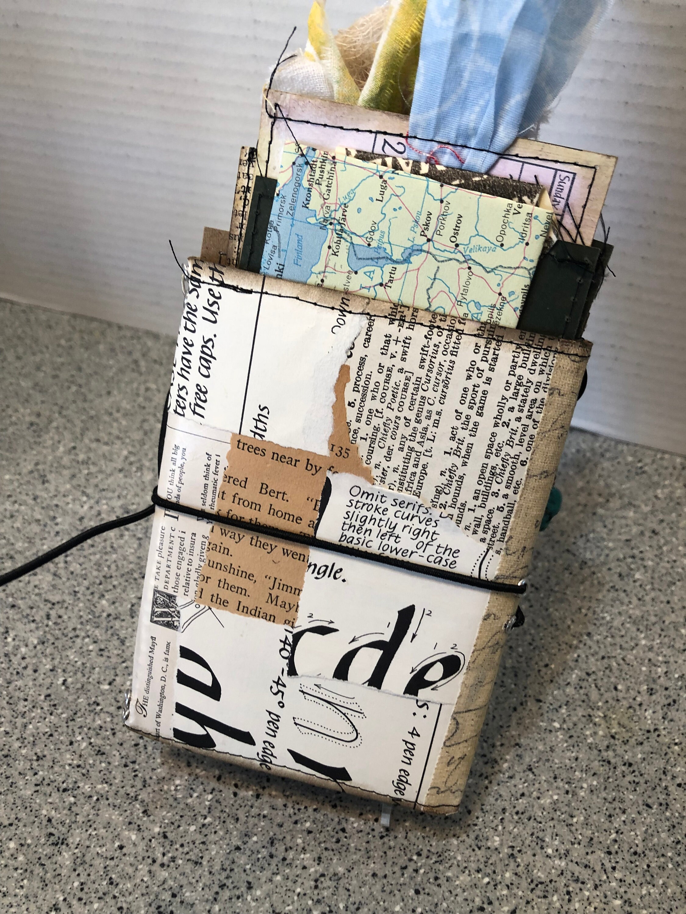 Four Fold Collaged Junk Journal - Etsy