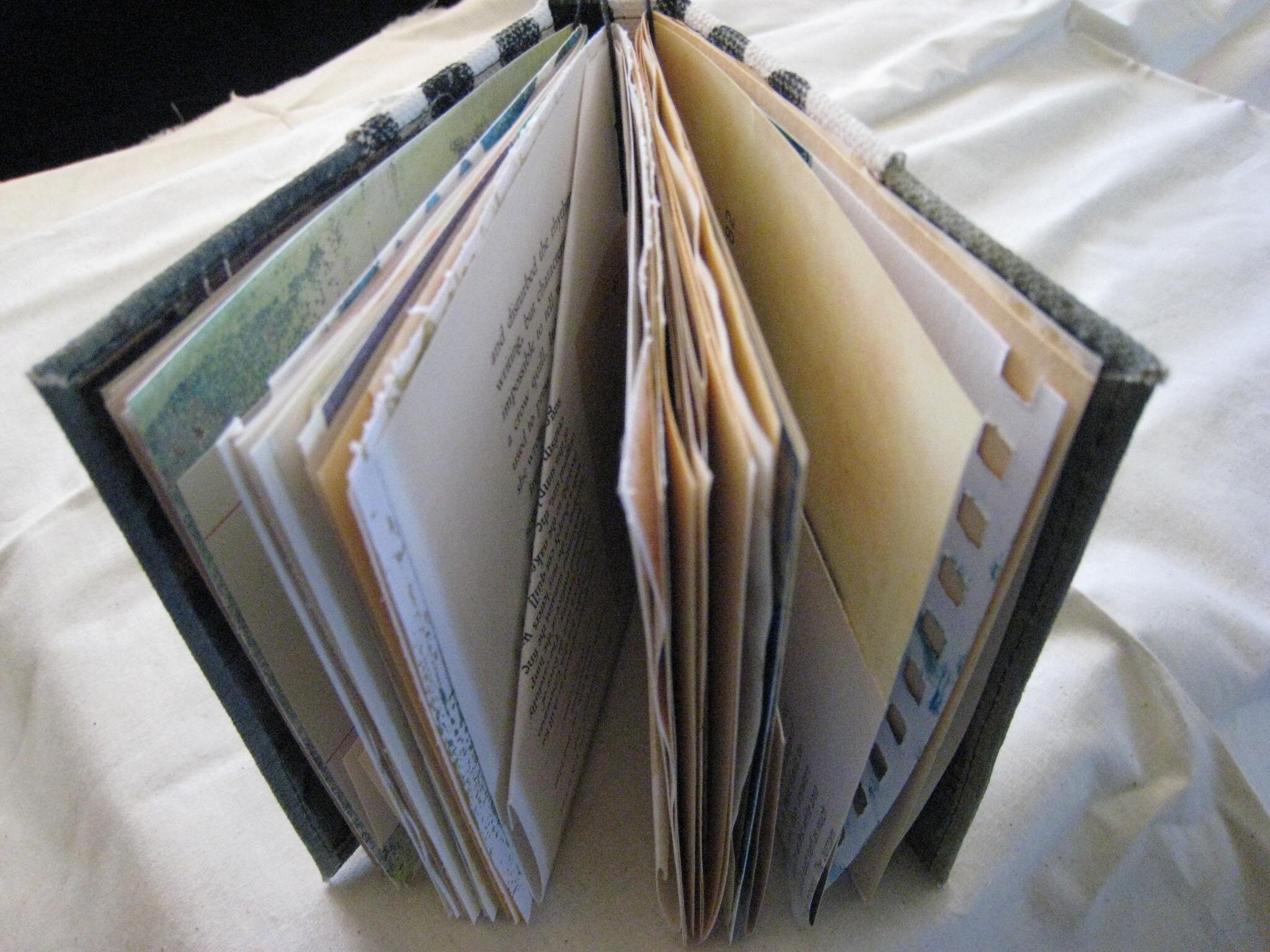 Canvas Journal Cut Out Spine-she Is | Etsy