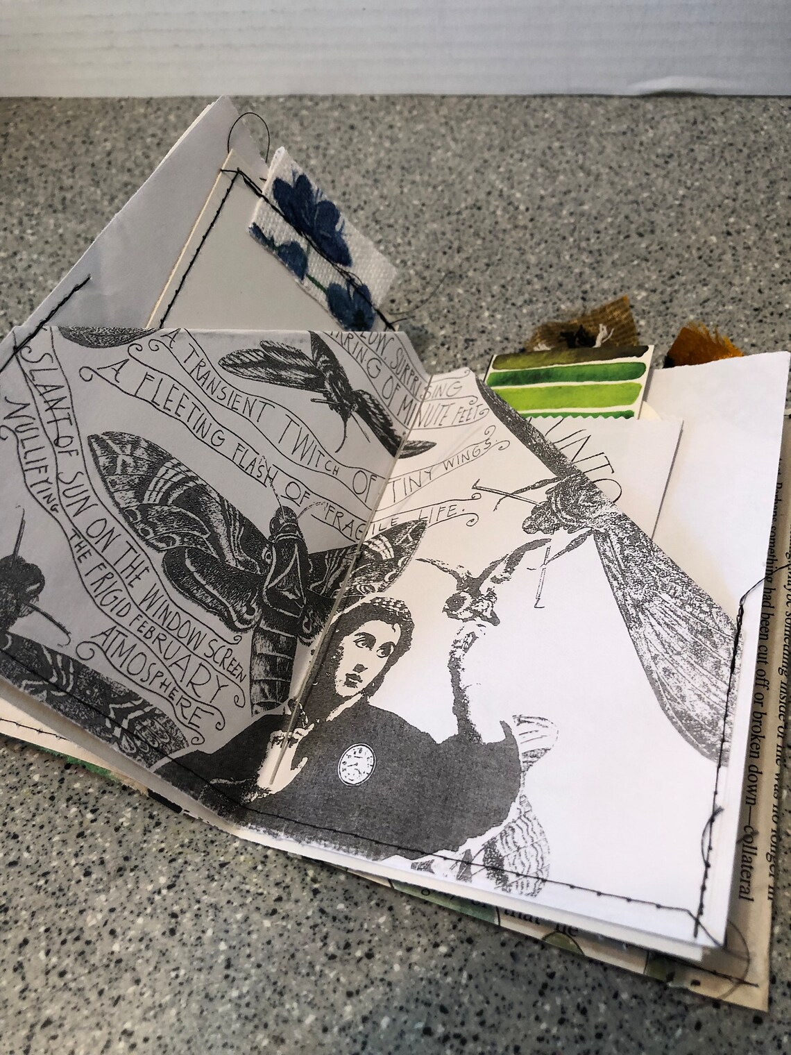 Fabric Pamphlet Journal - Etsy