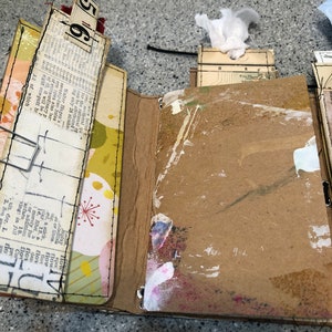 Four Fold Collaged Junk Journal - Etsy