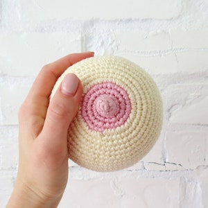 Crochet Bust Gift Breast Demonstration Model for Lactation, Funny Gift ...