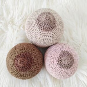 Crochet Bust Gift Breast Demonstration Model for Lactation, Funny Gift ...