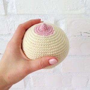 Crochet Bust Gift Breast Demonstration Model for Lactation, Funny Gift ...