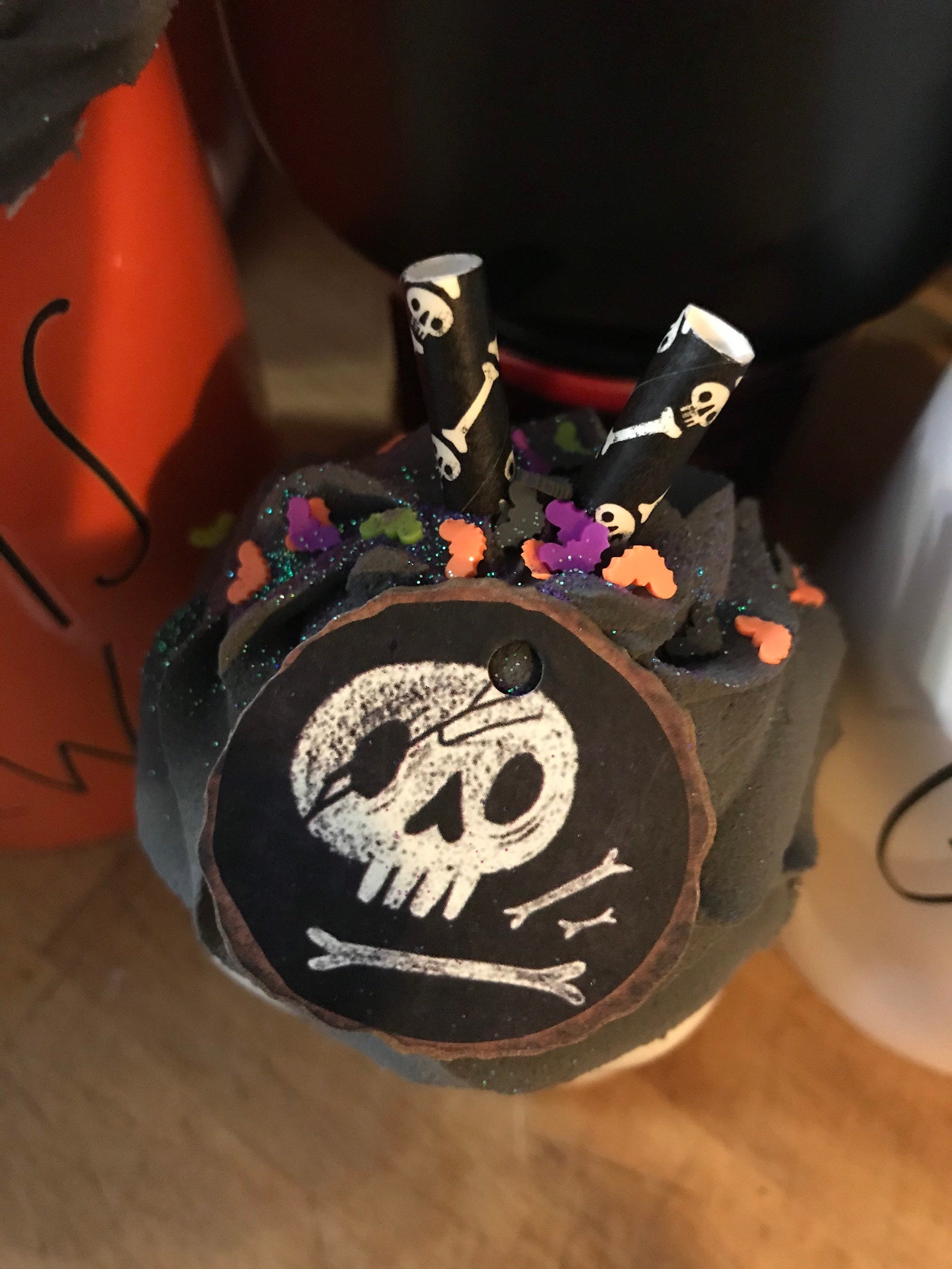 Spooky Halloween Dark Fake Faux Whipped Cream Mug Topper Rae | Etsy