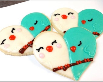 Love Bird Cookies - Etsy