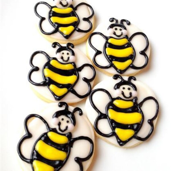 Bee Cookies - Etsy