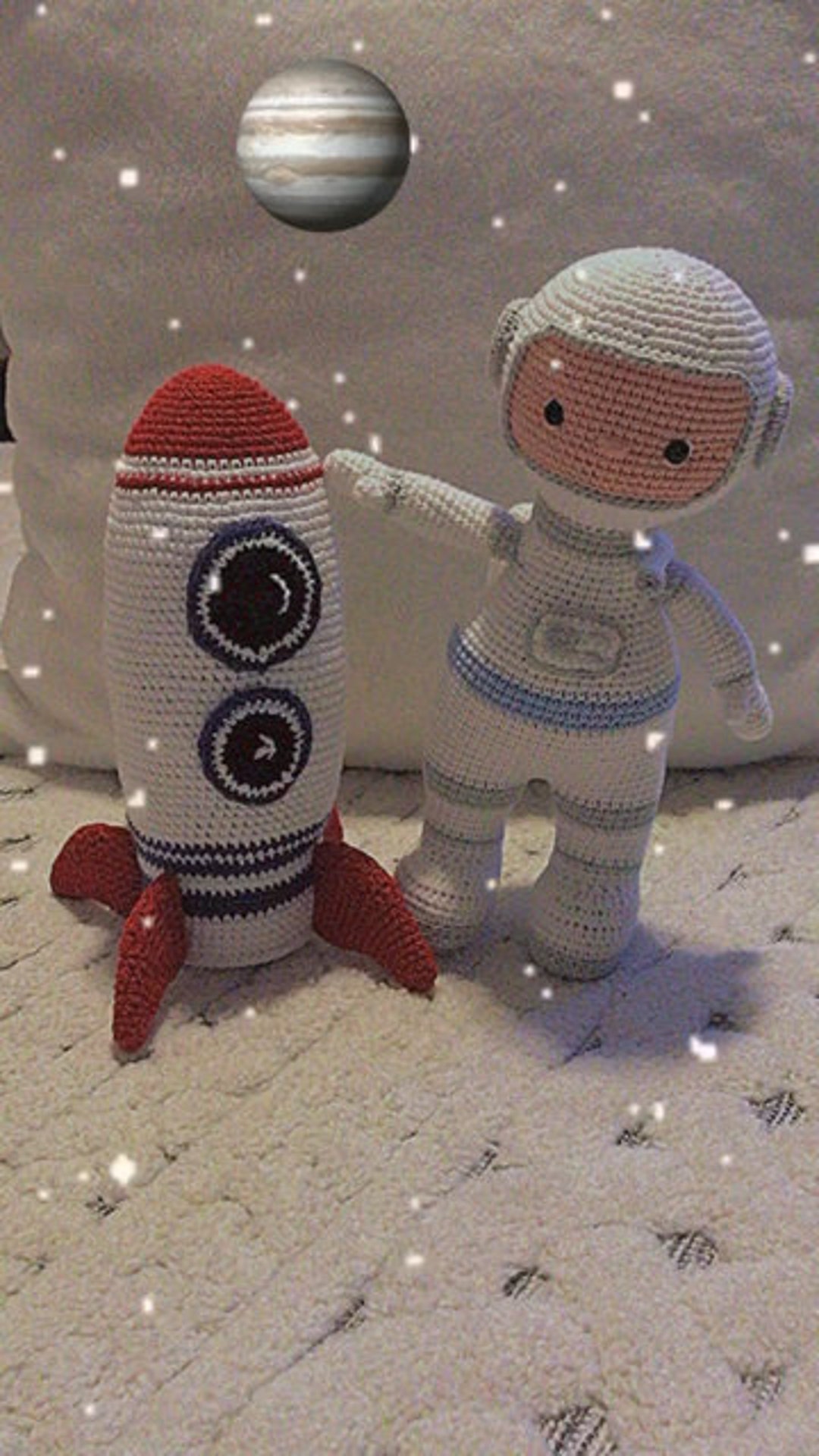 Handmade Crochet Space Set | Crochet Astronaut & Rocket| - - Etsy