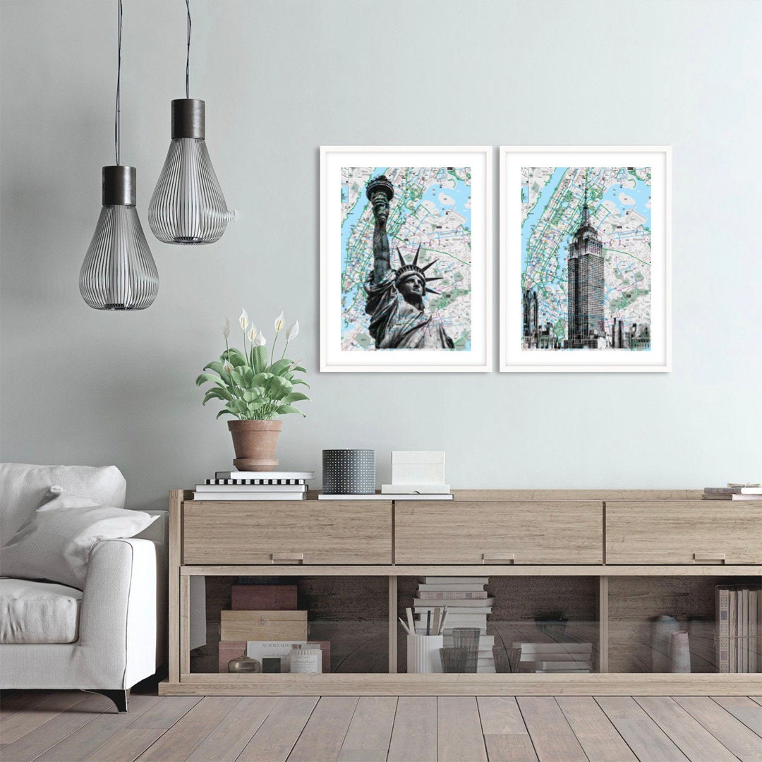 NYC Subway Map Print Handmade Silk Screen Printing Yankee | Etsy