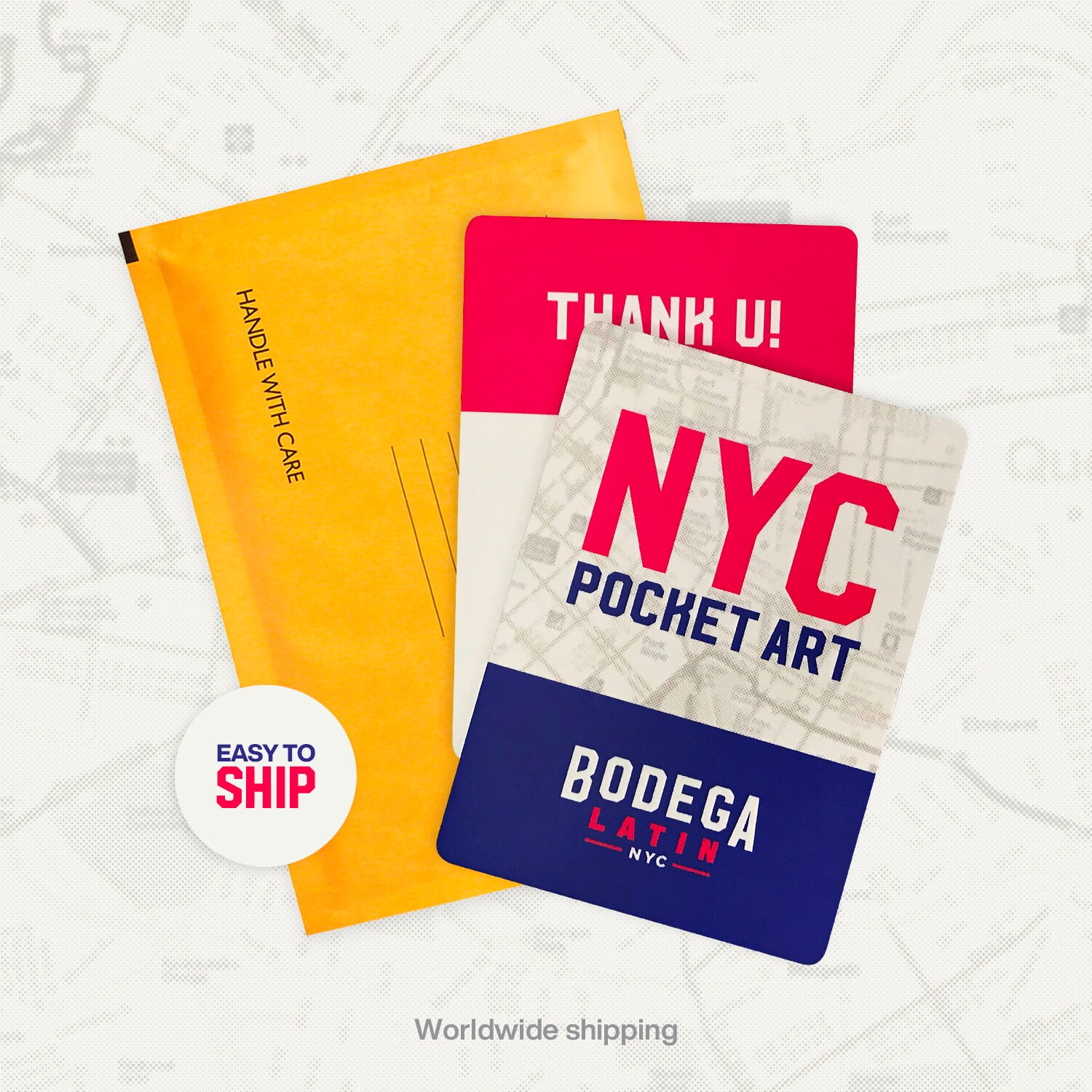 Brooklyn Graffiti (B/W), NYC Pocket Art, New York Map, New York Print ...