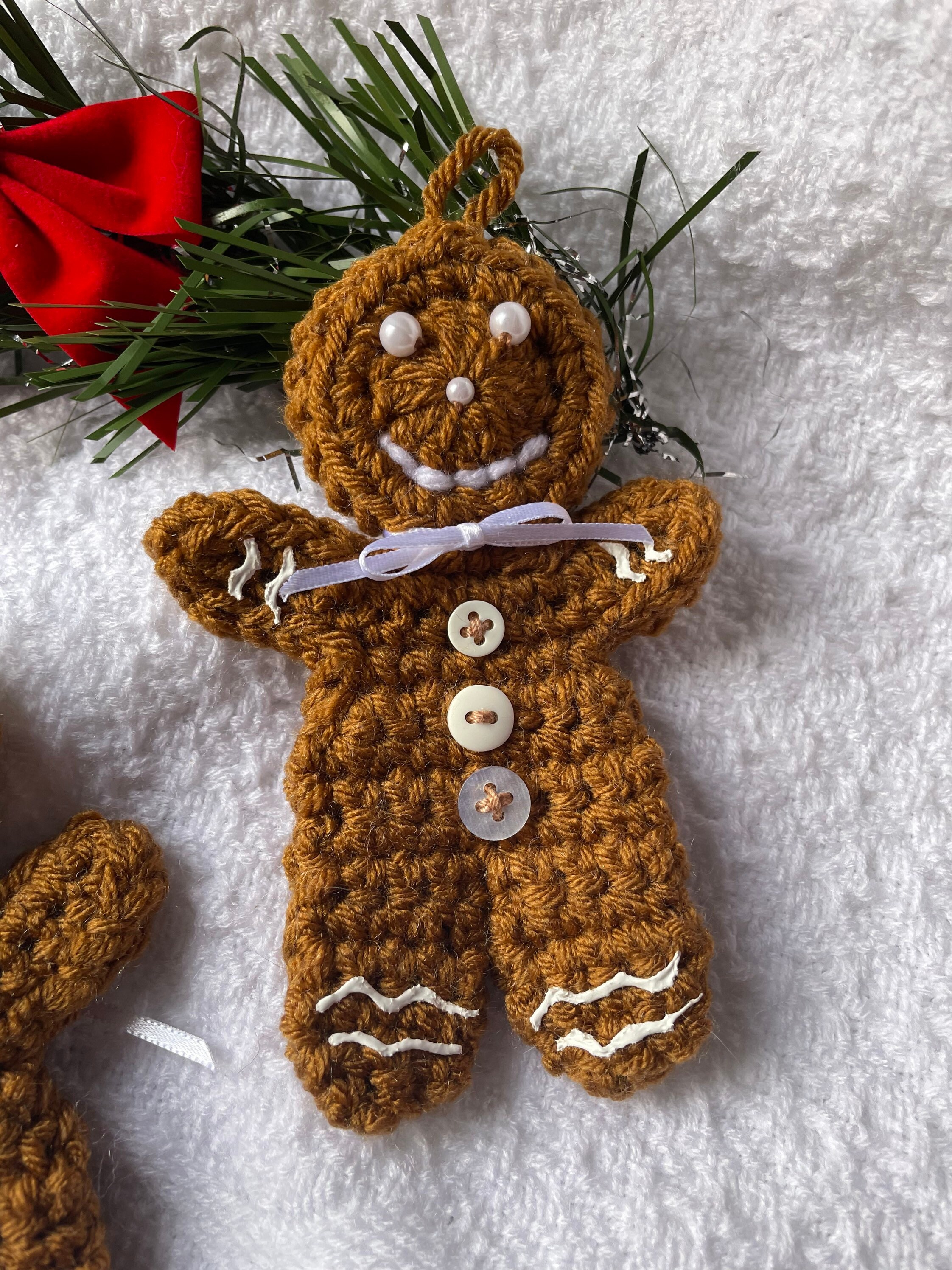 3 Gingerbread Ornament Set - Etsy