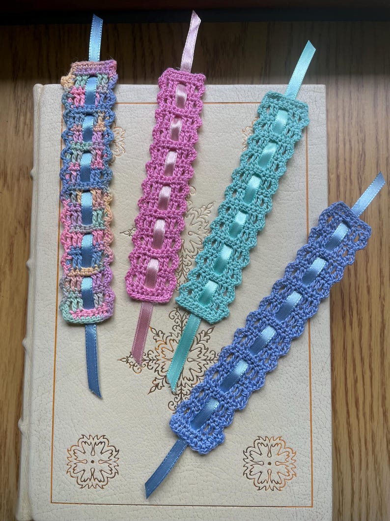 Lacy Bookmark Set - Etsy