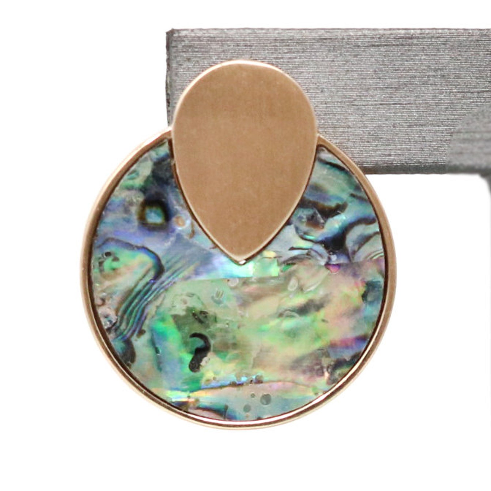 Abalone Shell Earring Stud Modern Earring Stud Gifts for | Etsy