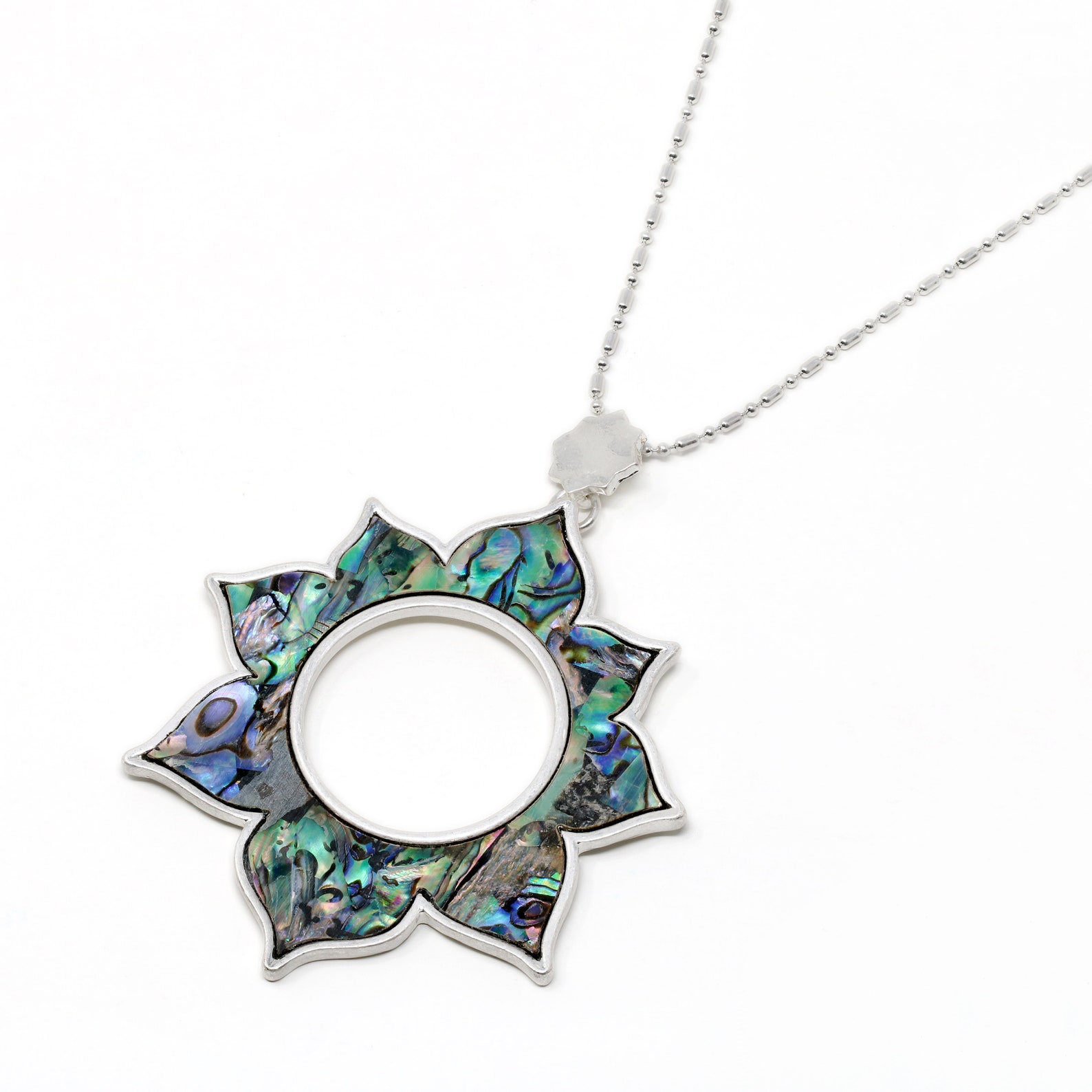 Abalone Shell Set, Abalone Pendant Necklace, Natural Shell Earring ...