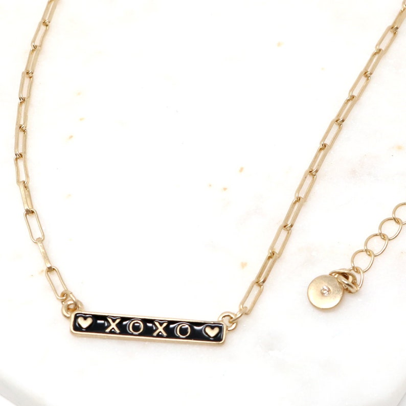 Simple Bar Short Necklaces Inspirational Jewelry Birthday - Etsy