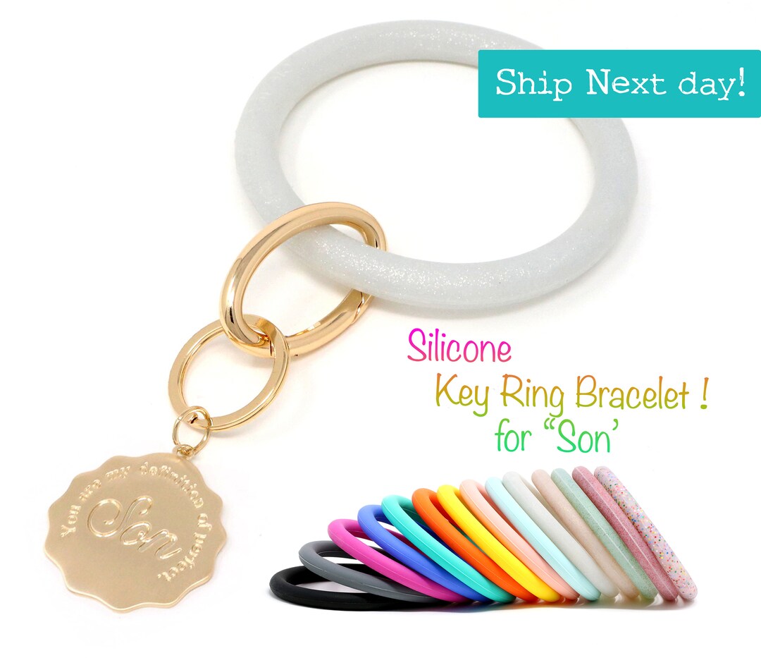 Key Chain Bracelet, Son,key Saver, Keyring Bangle,key Chain Wristlet ...