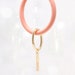 Key Chain Bracelet, Personalized, Keyring Personalized, Monogram ...