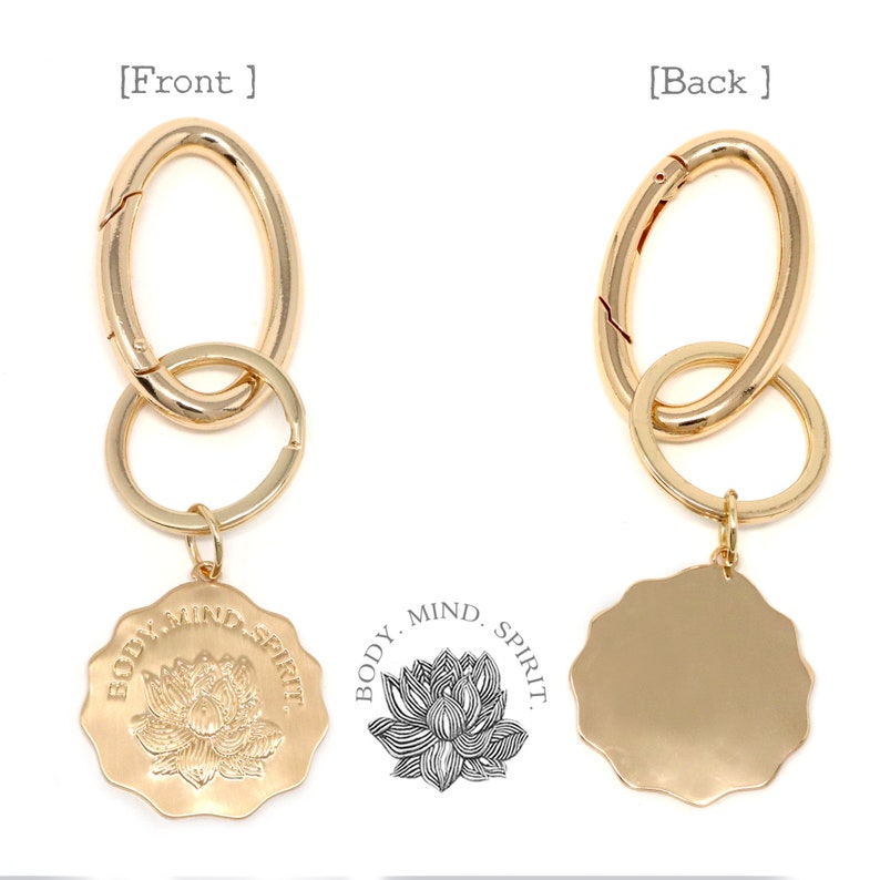 Key Chain Bracelet LOTUS Key Saver Keyring Bangle Key - Etsy