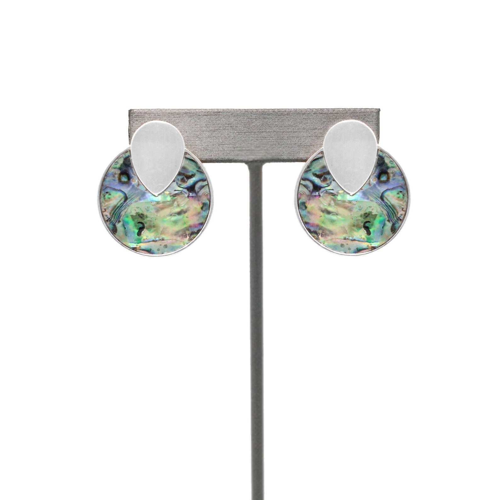 Abalone Shell Earring Stud Modern Earring Stud Gifts for | Etsy