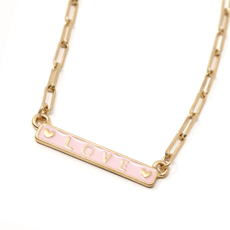 Simple Bar Short Necklaces Inspirational Jewelry Birthday - Etsy