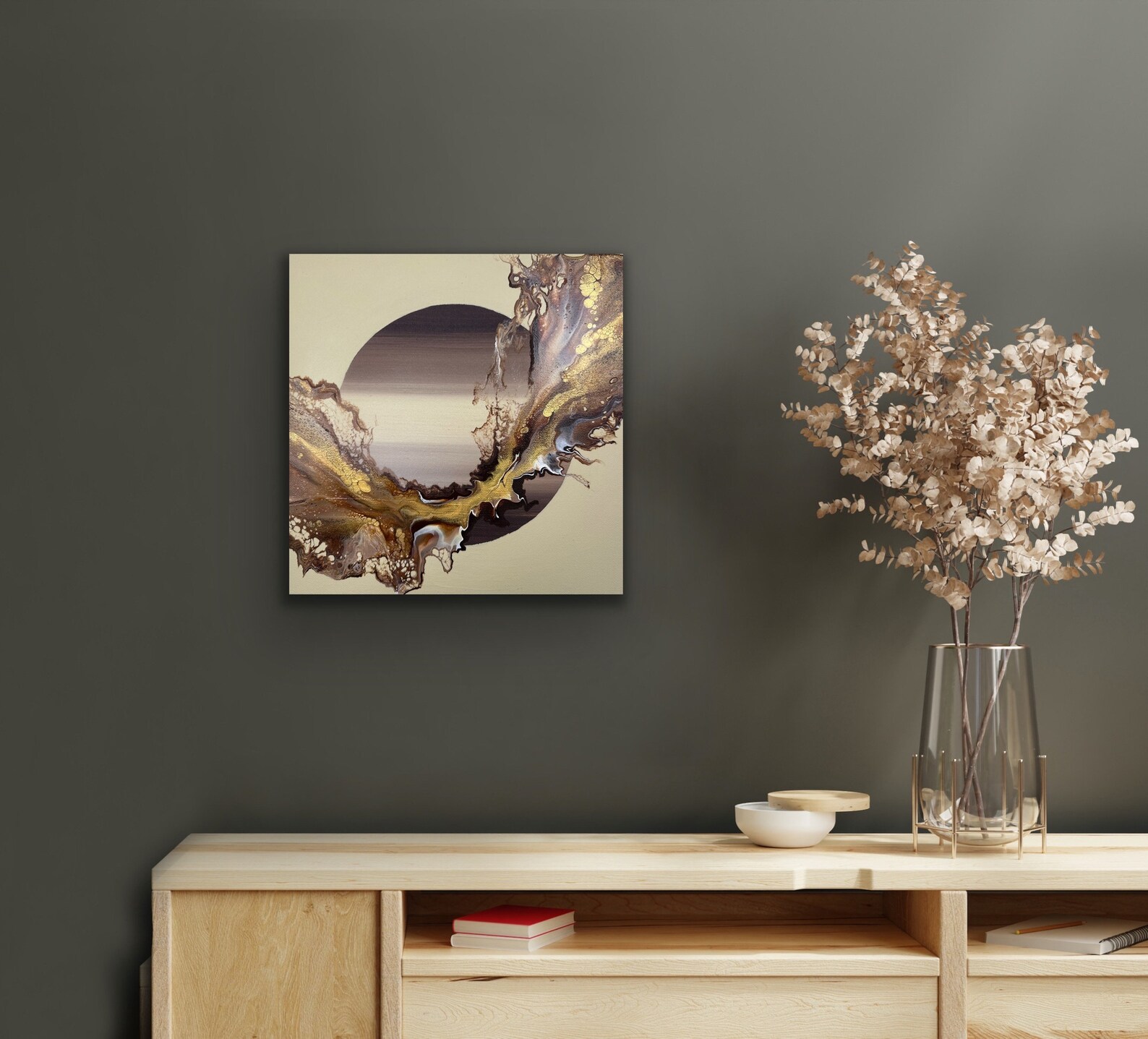 Beautiful Shades of Brown, Gold and Beige on Gradient Background ...