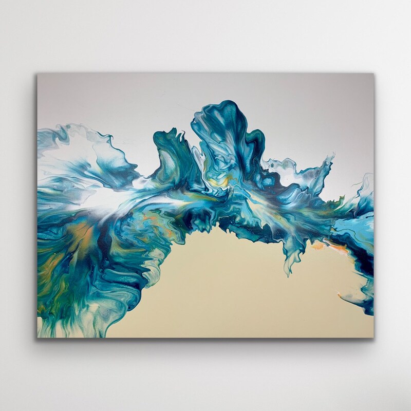 Acrylic Pour Art - Etsy