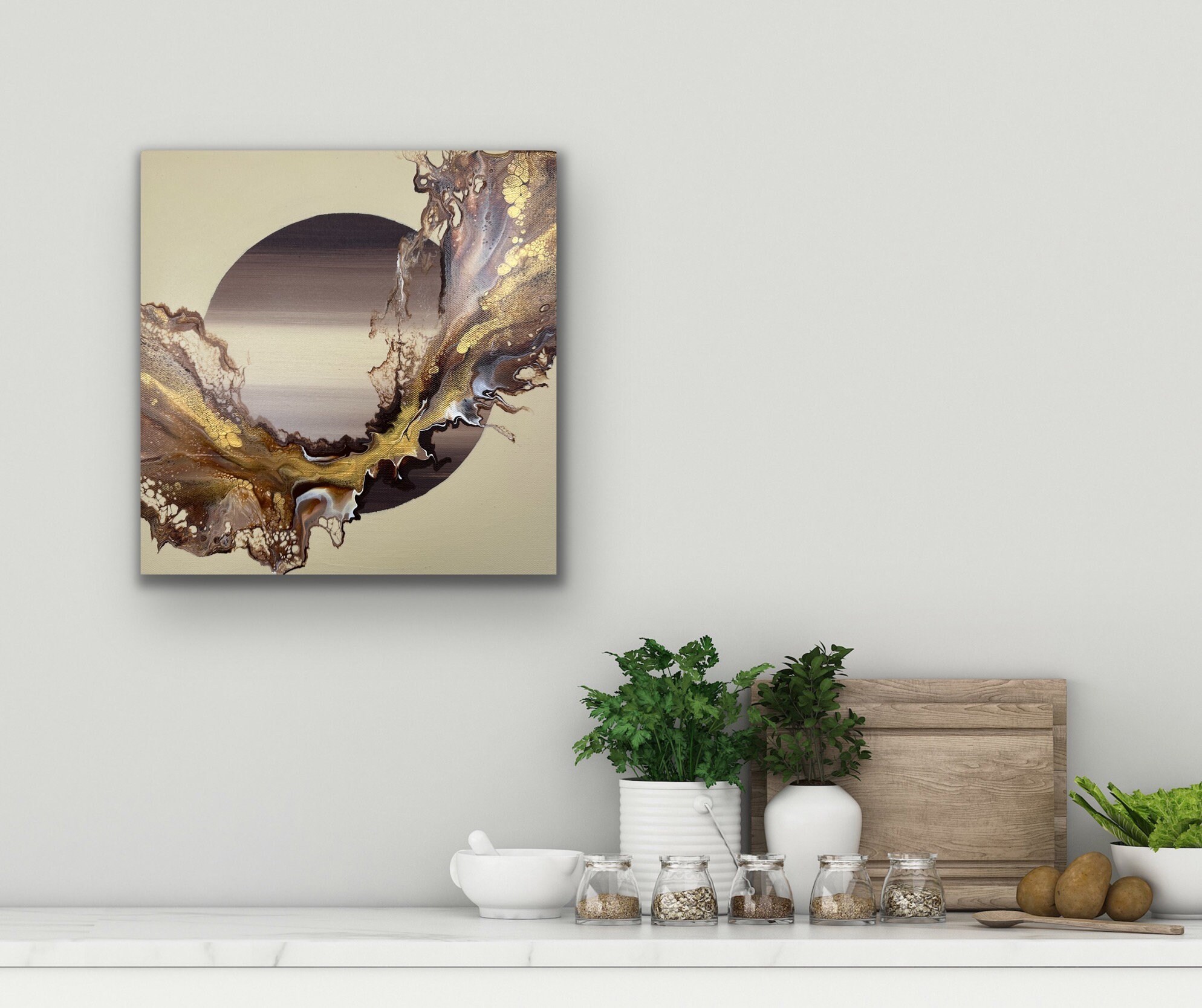 Beautiful Shades of Brown, Gold and Beige on Gradient Background ...