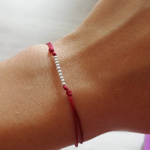 Kabbalah Red Thread. Thin Red Thread of Fate. Protection Bracelet ...