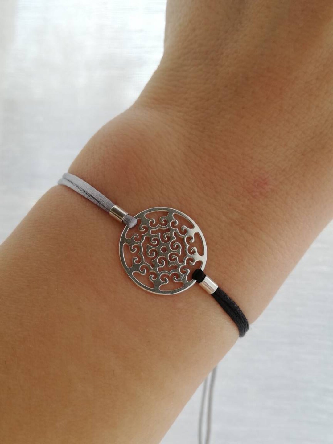 Mandala Spiritual Symbol Bracelet. Girl Power Bracelet. Mandala Ritual ...