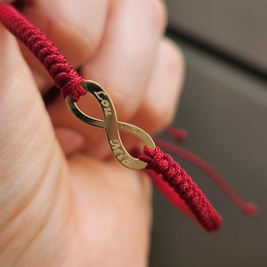 Infinity Women's Bracelet. 14k Yellow Gold Infinity. Gift for Her ...