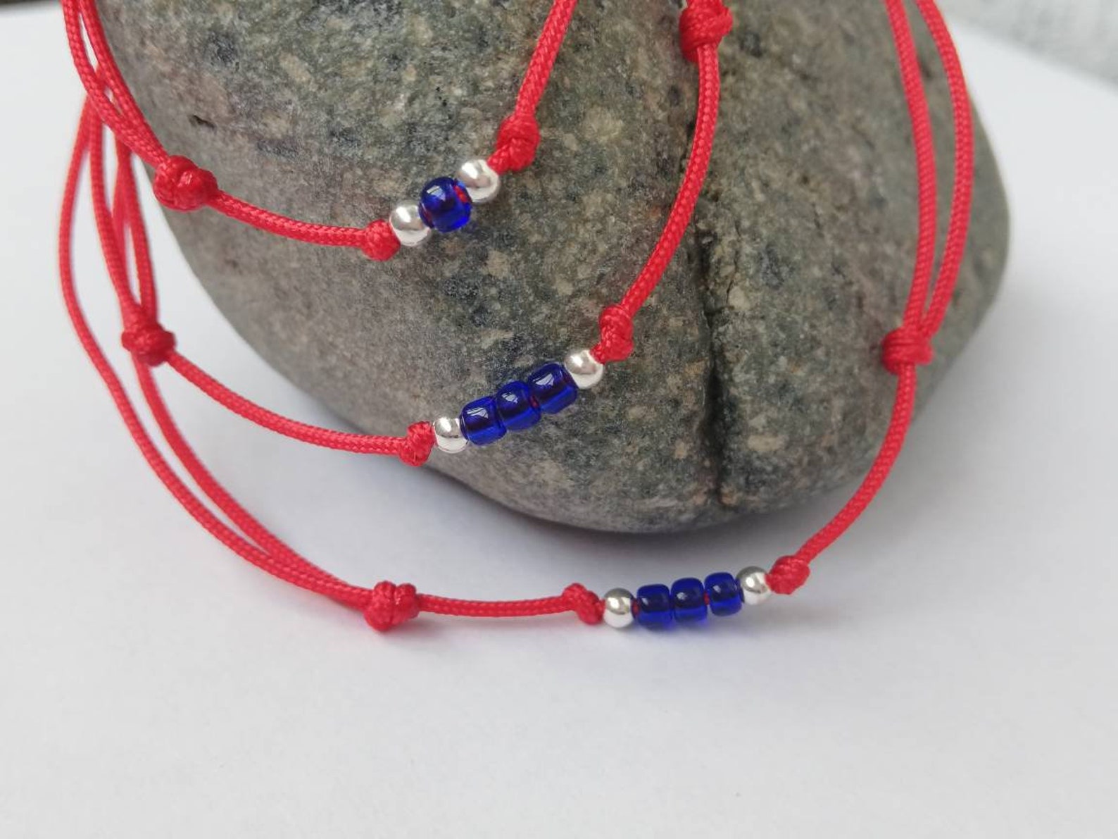 Evil Eye Red String for All Family. Mom, Dad and Baby Nazar Protection ...