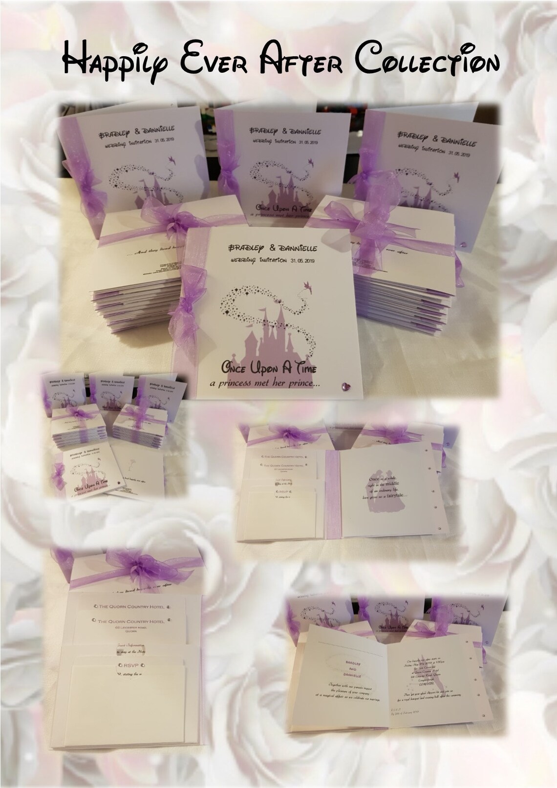 Personalised Disney Themed Wedding / Engagement Invites - Etsy