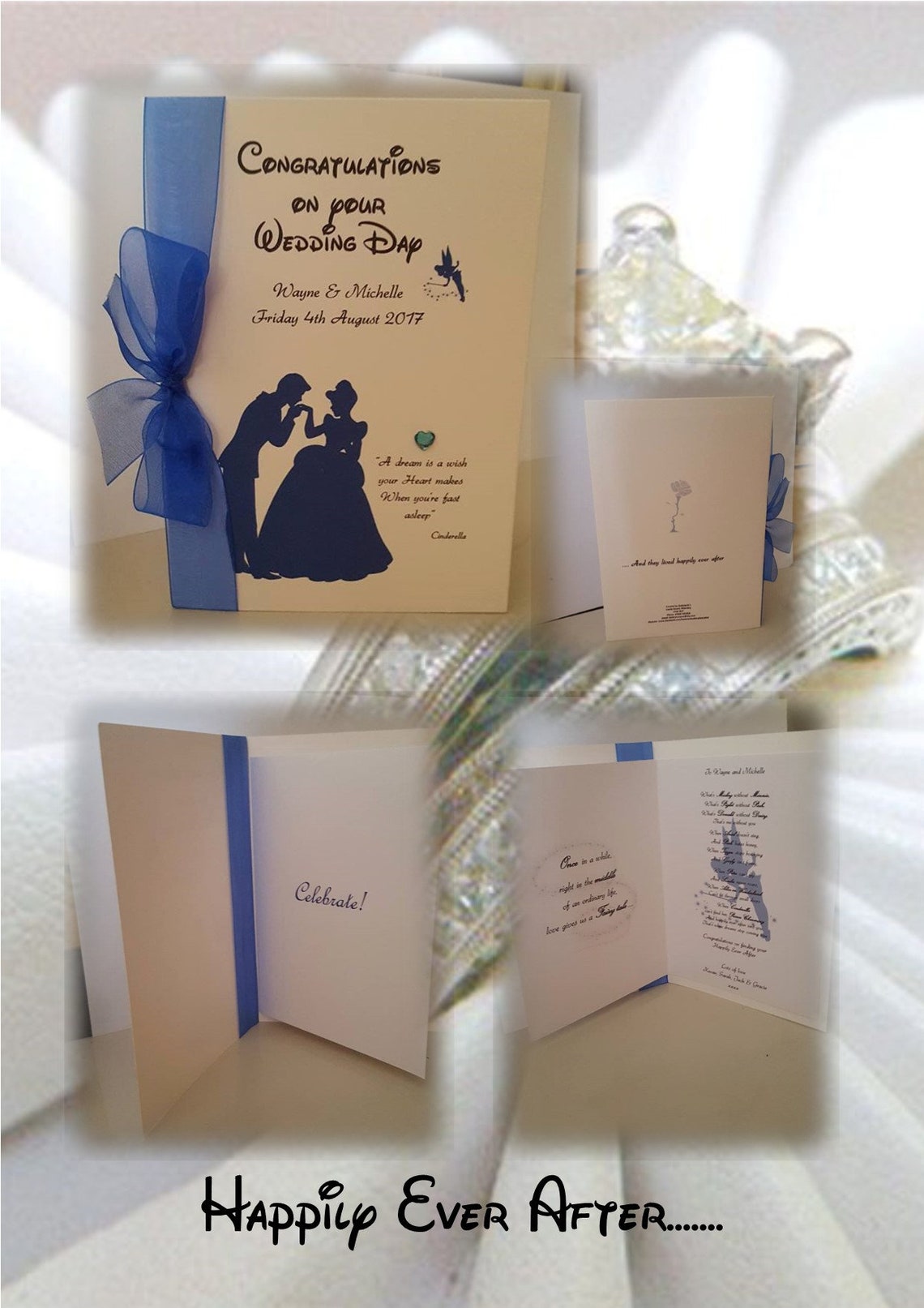 Personalised Disney Style Wedding Cards (VARIOUS DESIGNS) - Etsy