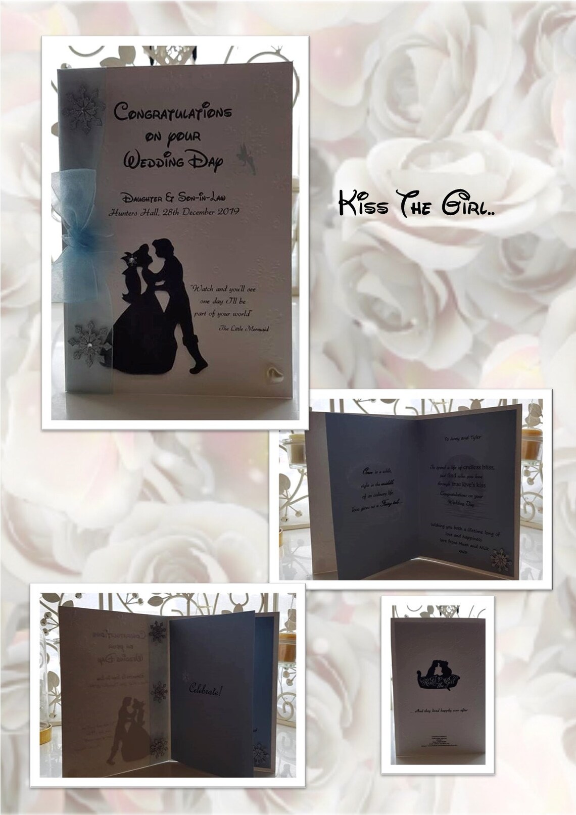 Personalised Disney Style Wedding Cards VARIOUS DESIGNS - Etsy