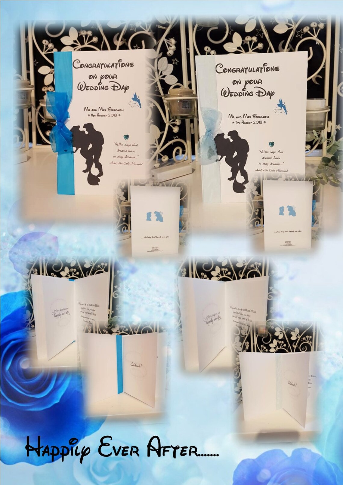 Personalised Disney Style Wedding Cards VARIOUS DESIGNS - Etsy