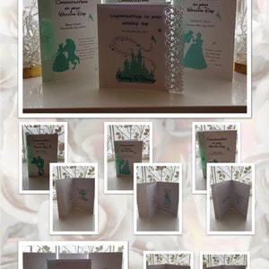 Personalised Disney Style Wedding Cards (VARIOUS DESIGNS) - Etsy