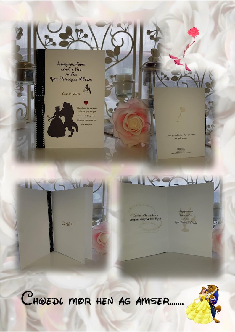 Personalised Disney Style Wedding Cards VARIOUS DESIGNS - Etsy