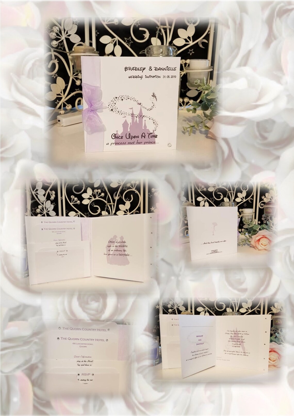 Personalised Disney Themed Wedding / Engagement Invites | Etsy