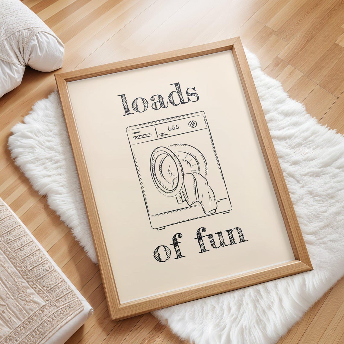Loads of Fun Print | Funny Laundry Room Poster | Funny Utility Room ...