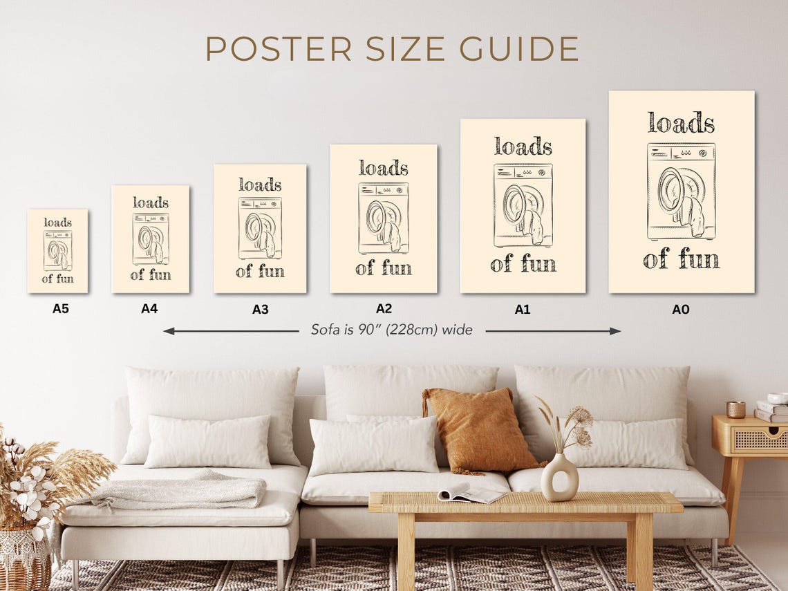 Loads of Fun Print | Funny Laundry Room Poster | Funny Utility Room ...