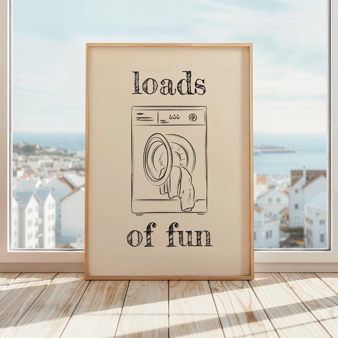 Loads of Fun Print | Funny Laundry Room Poster | Funny Utility Room ...
